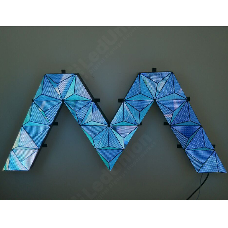 UniTriangle P5 Equilateral, P5, 319x276mm module, 64x54pix, 800nit, 1920Hz, IP40|triangle LED ...